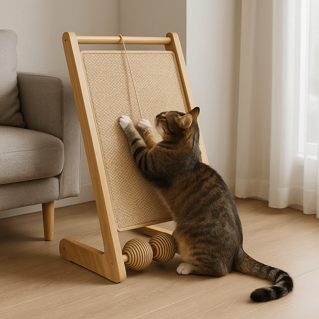 FlipPad L-Shaped Cat Scratching Board | Catati NZ - Cat Products Online
